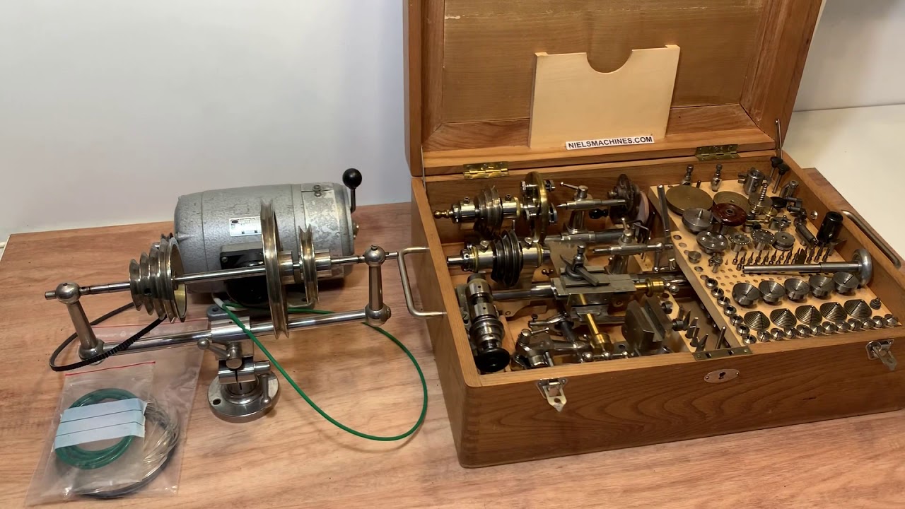 Boxed Lorch 8mm Watchmaker’s Precision Lathe - YouTube