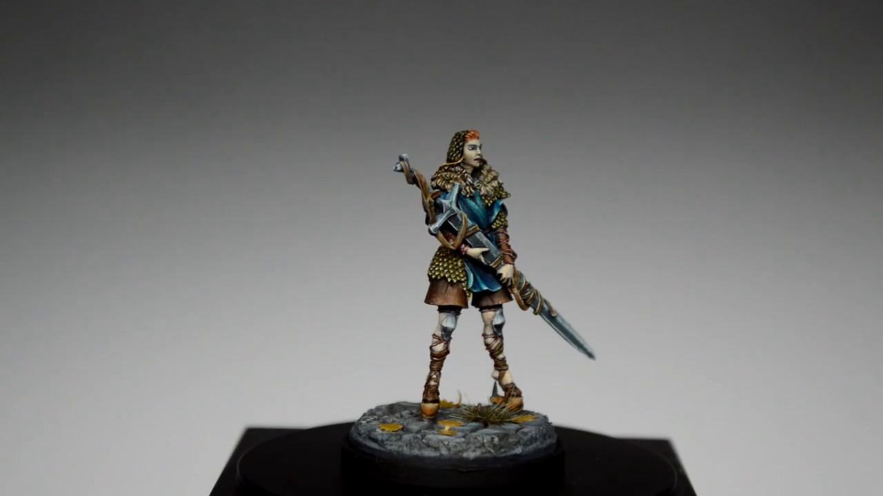 Black Knight Squire female - Kingdom Death - YouTube