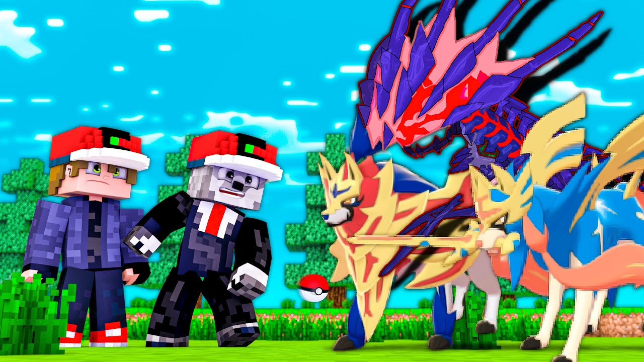 Minecraft : Pokémon GALAR #2 - ZACIAN, O POKÉMON LENDÁRIO DE GALAR FOI ...