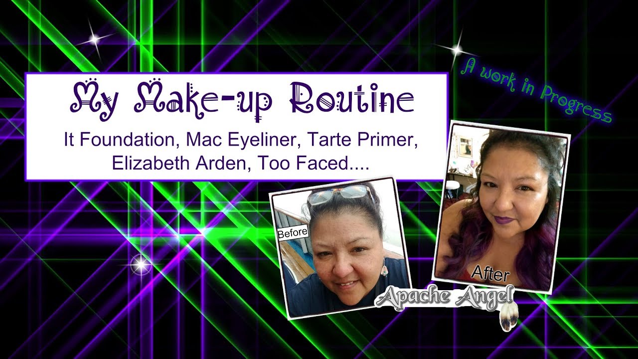 Make Up Routine, A work in Progress Apache Angel Plus Size Vlogger ...
