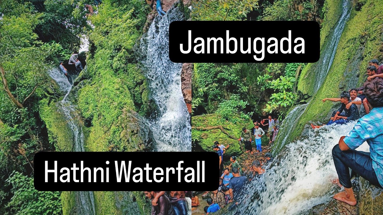 Hathni Mata Waterfall,Jambugada સરસવા ગામ ની અંદર આવેલો વોટરફોલ ...