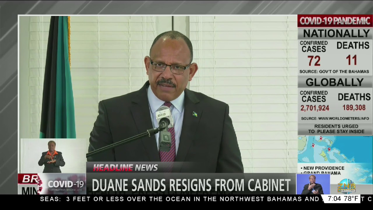 DUANE SANDS RESIGNS FROM CABINET - YouTube