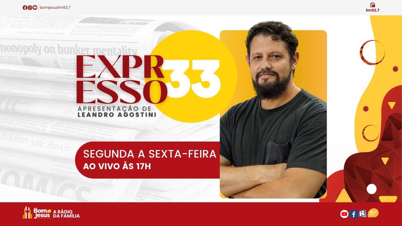 EXPRESSO 33 | 09/10/2025 Com Leandro Agostini - YouTube