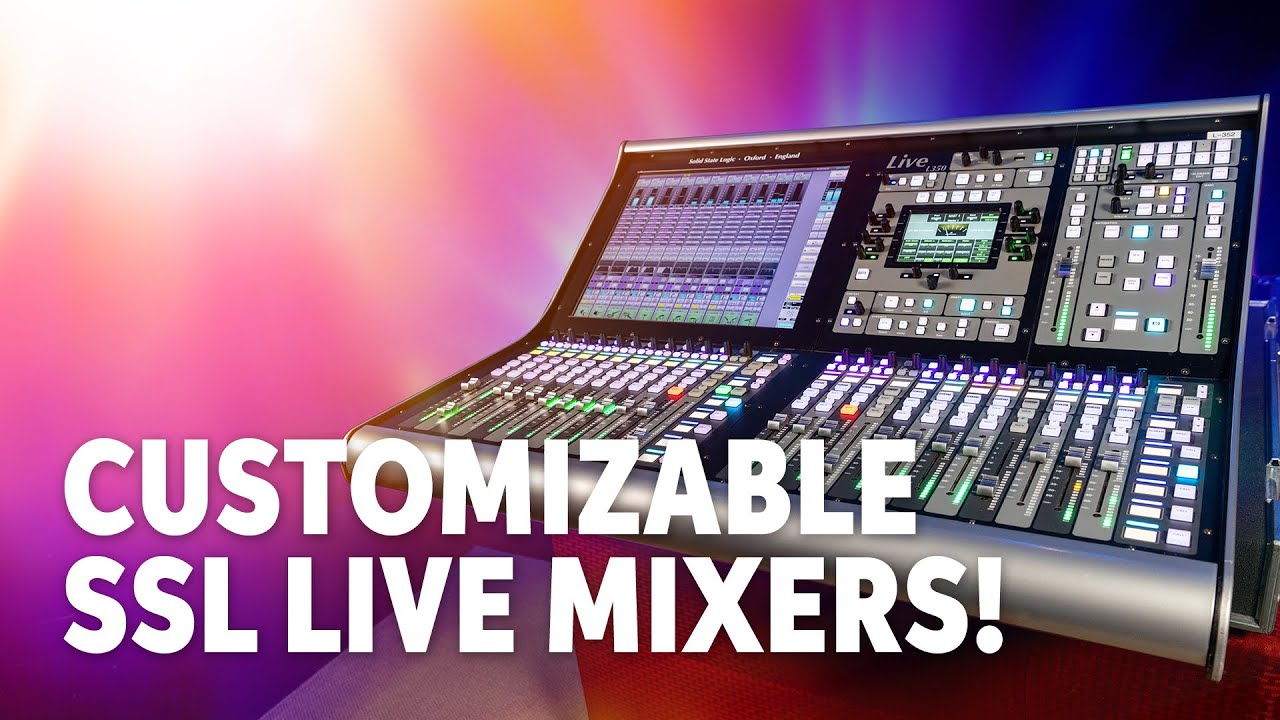 Solid State Logic Live Mixers at Sweetwater - YouTube