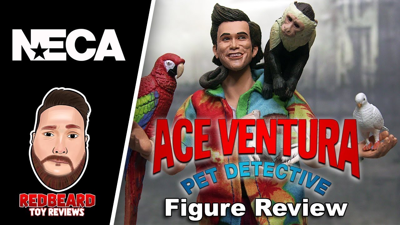 { NECA } Ace Ventura 8' Cloth Action Figure - Toy Review Update - YouTube