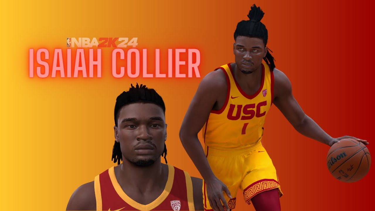 Isaiah Collier Face Creation NBA 2K24 - YouTube