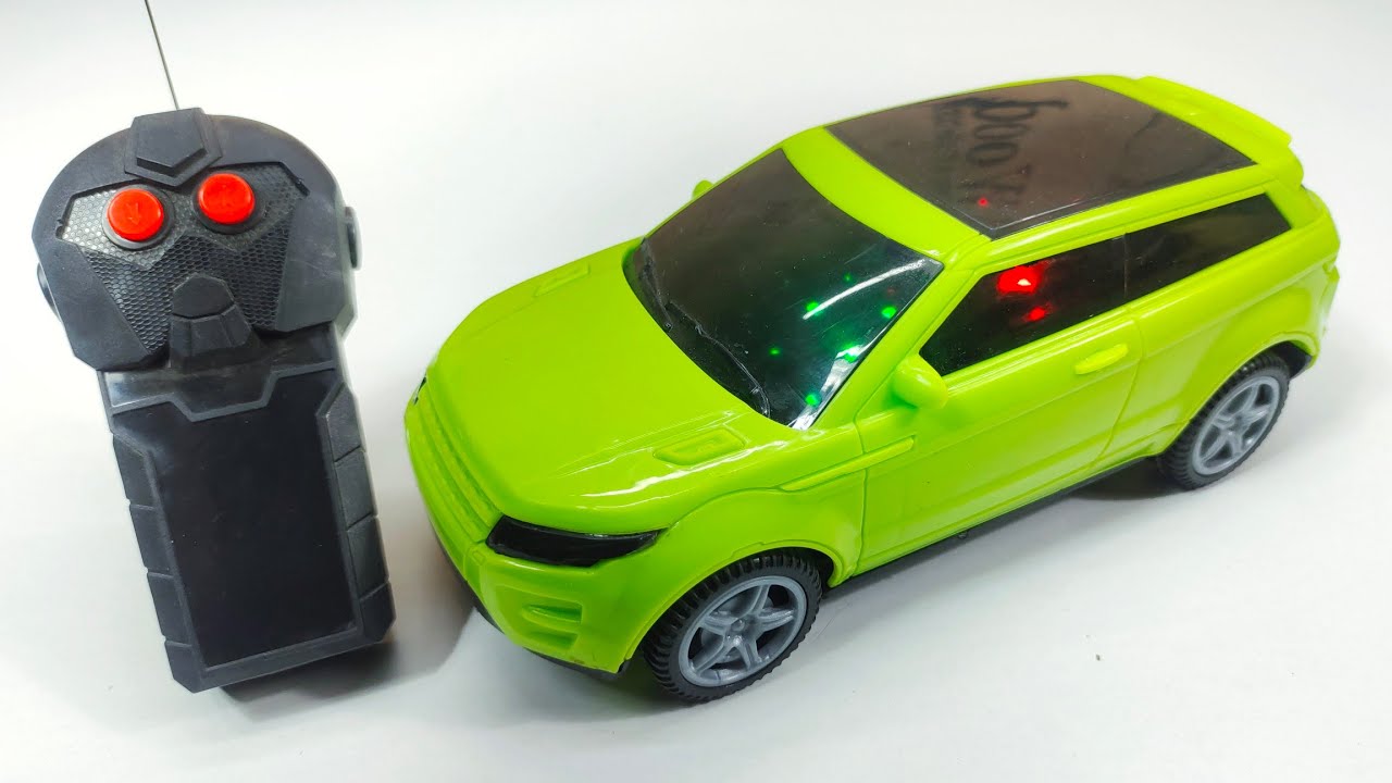 remote control rc car unboxing || green rc car - YouTube