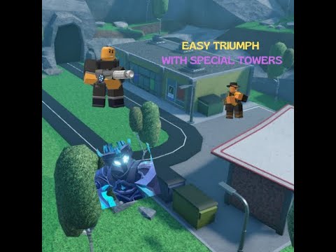 ROBLOX TDS SOLO FALLEN WITH SPECIAL TOWERS - YouTube