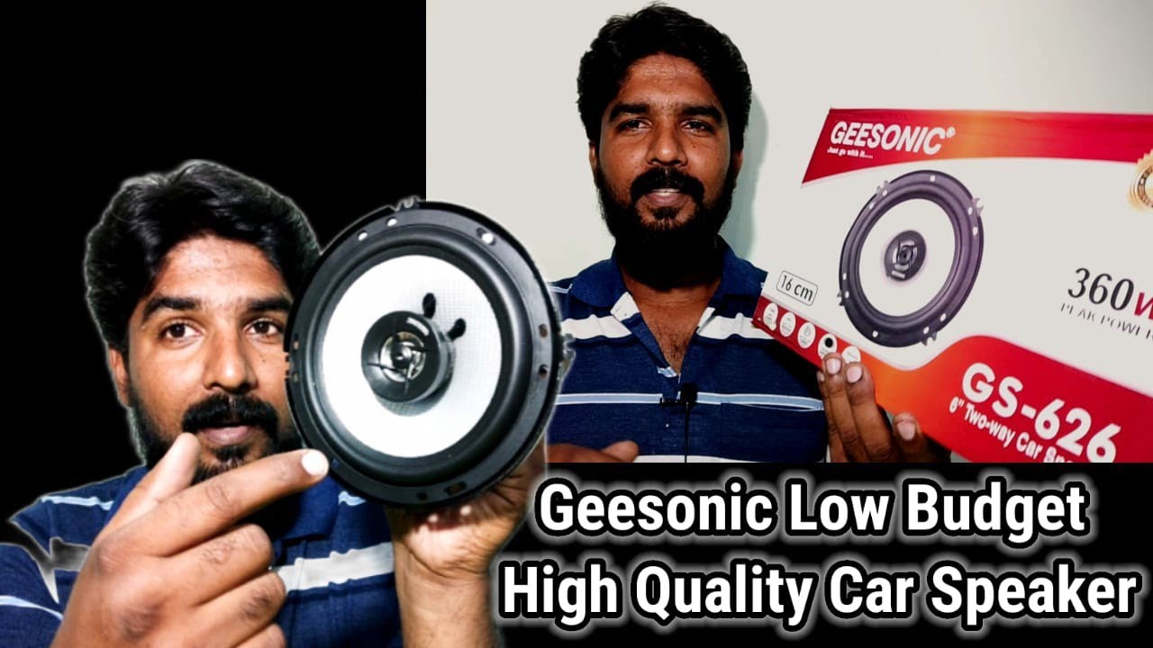 Geesonic Gs 626 coaxial car speakers | low budget high quality speakers ...