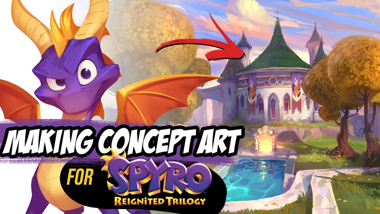I Worked on SPYRO as a Concept Artist ! Story of a Production - YouTube