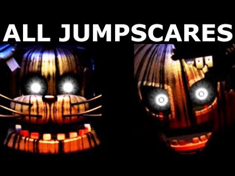 JOLLY 3: Chapter 1 & 2 - All Animatronic Jumpscare Animations (FNAF ...