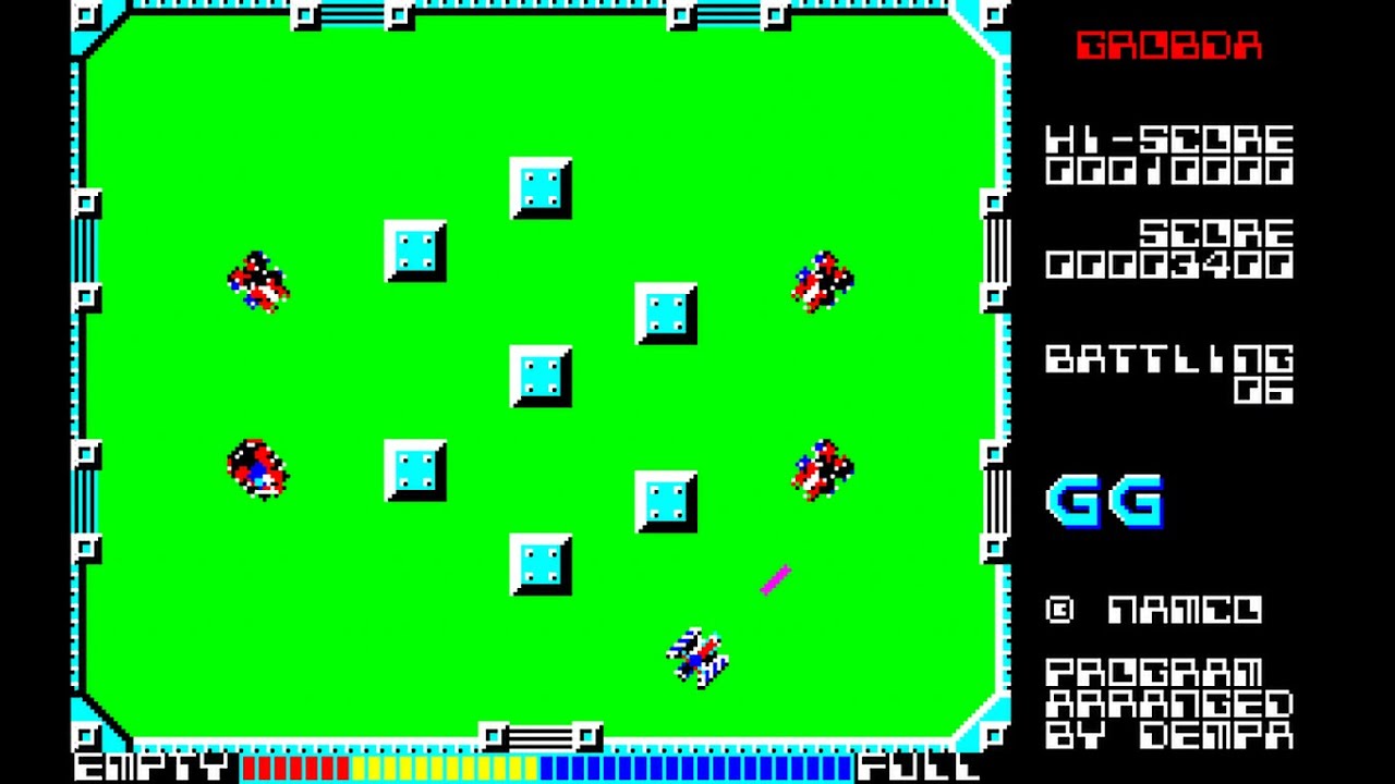 Sharp X1 Game: Grobda (1986) - YouTube
