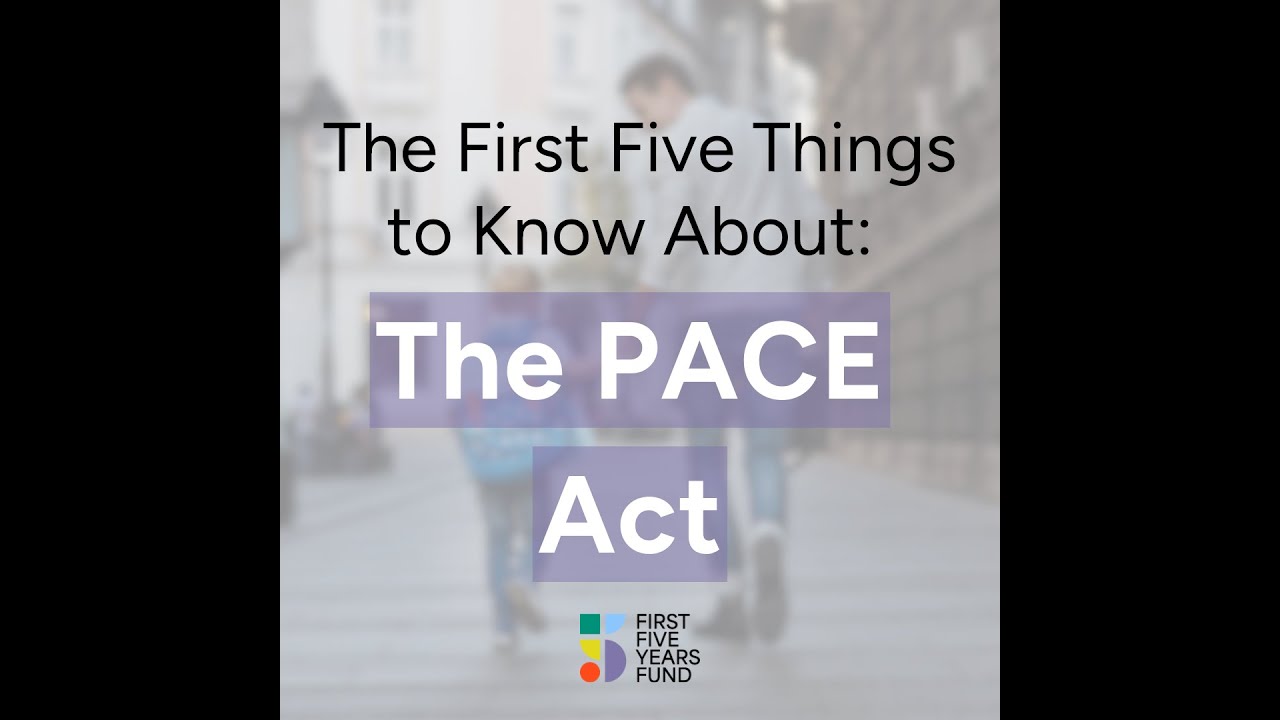 The First Five Things to Know About: The PACE Act - YouTube