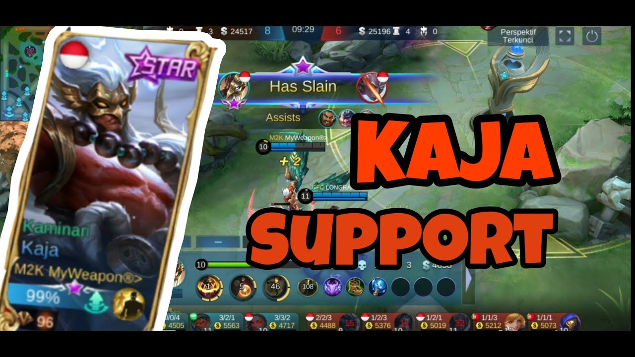 # KAJABESTSUPPORT KAJA BEST SUPPORT | MOBILE LEGENDS | BUILD KAJA 2020 ...