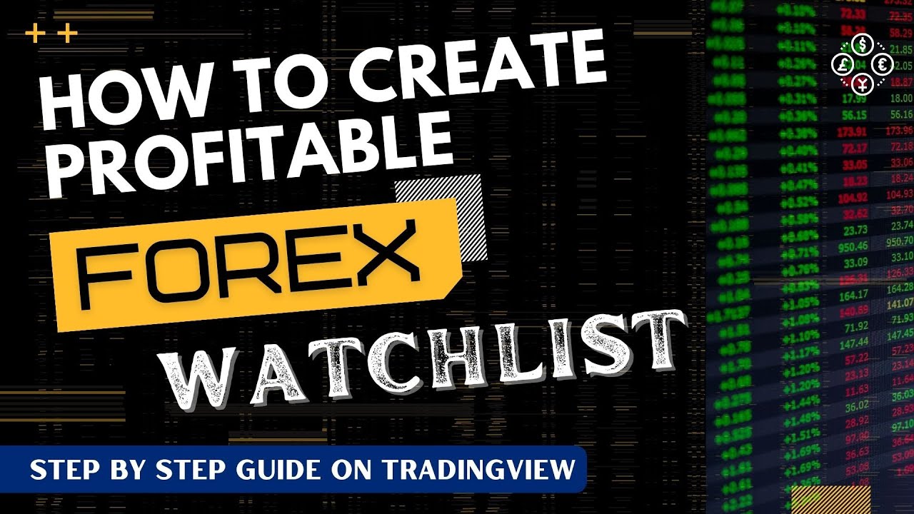 How to Create Forex Profitable Watchlist - On TradingView - Paras Goel ...