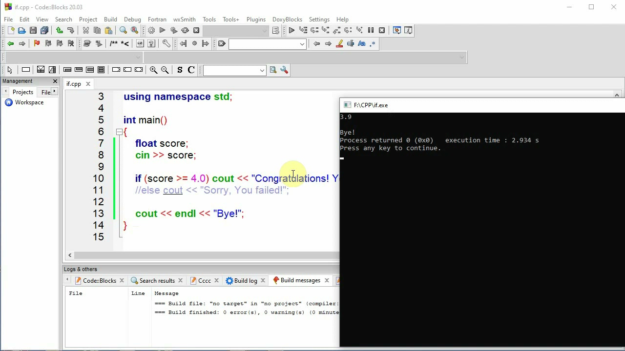 05 If basic - YouTube