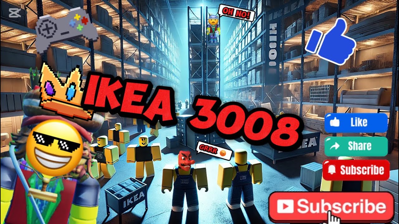 Surviving the Haunted IKEA in Roblox 3008! 🏚️👀 (Scary & Aesthetic ...