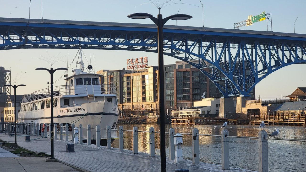 Exploring Cleveland West Bank of the Flats LIVE (February 23, 2023 ...