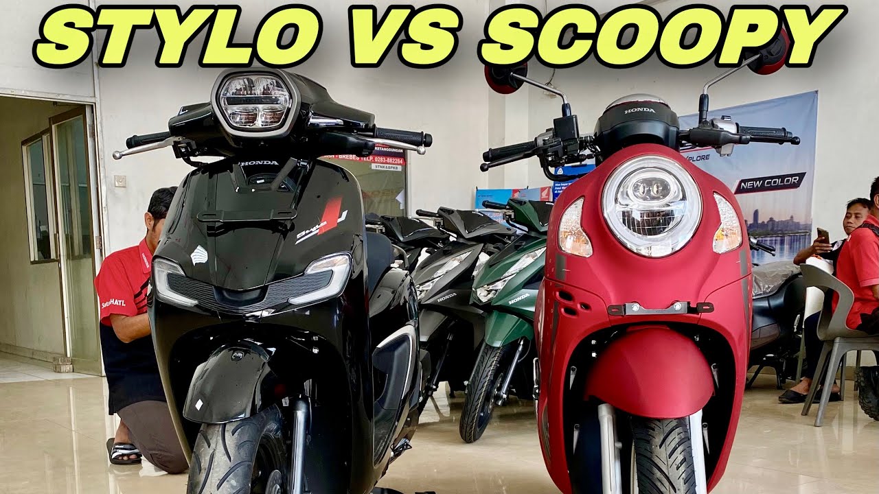 HONDA STYLO 160 DENGAN SCOOPY 🔥🔥🔥 PILIH MANA NIH ⁉️ - YouTube