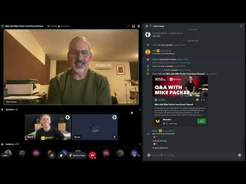 Q&A with Mike Packer from Drum Channel – Community Livestream - YouTube