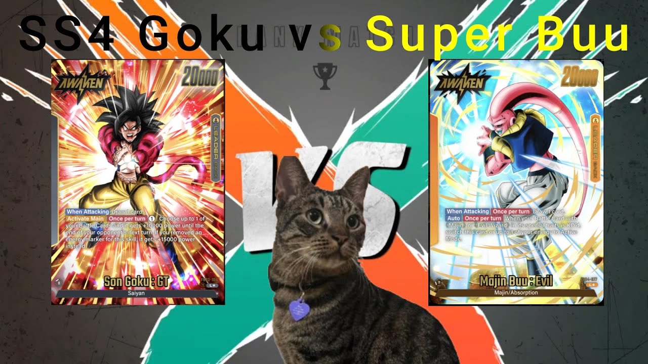 Dragonball Super Fusion World B05 New Adventures- SS4 Goku vs Super Buu ...