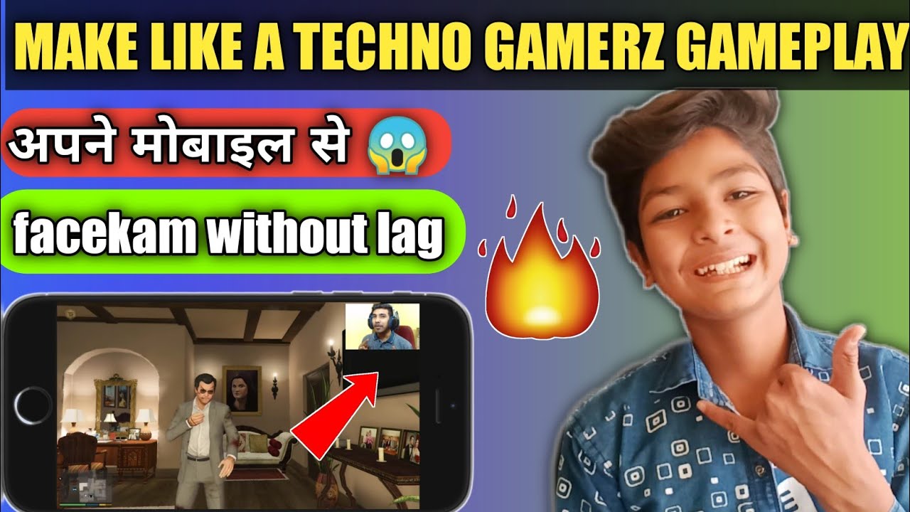 how to make a Techno Gamerz Gameplay | with Facecam - gameplay Record ...
