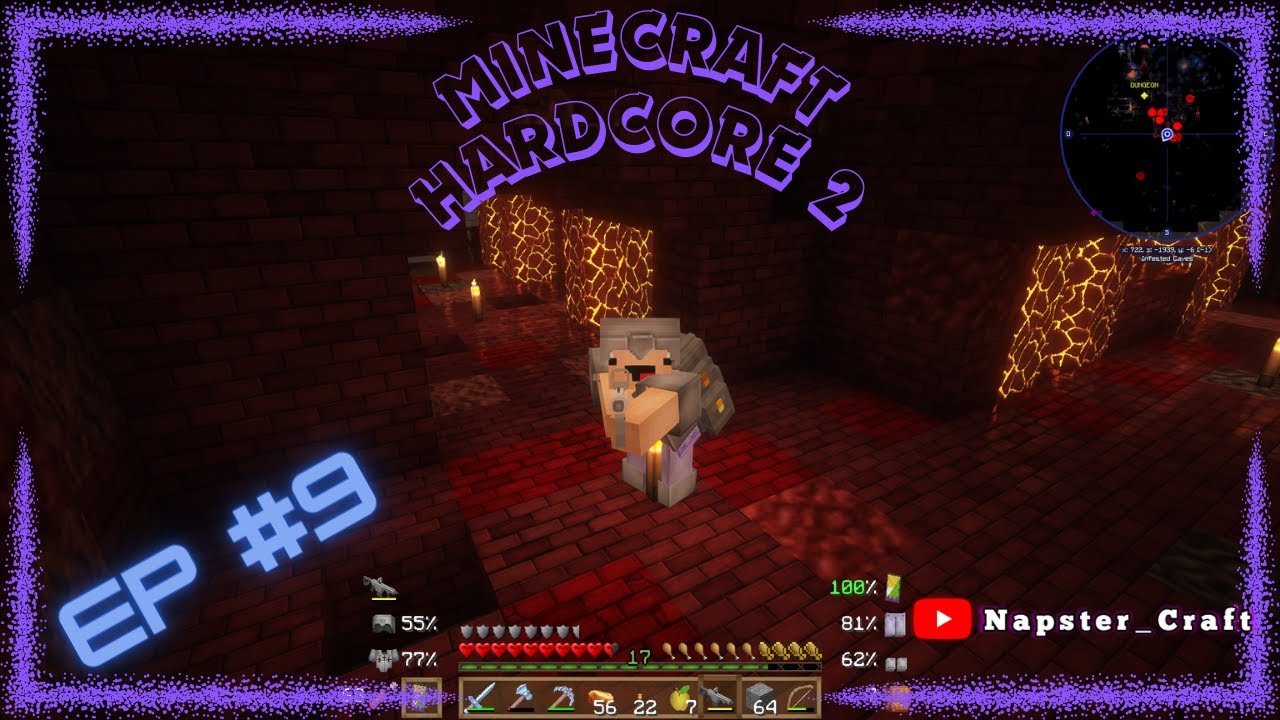 MINECRAFT HARDCORE 2: ¡PRIMERA HORDA ZOMBIE EN NUESTRA CASA Y ULTIMO ...