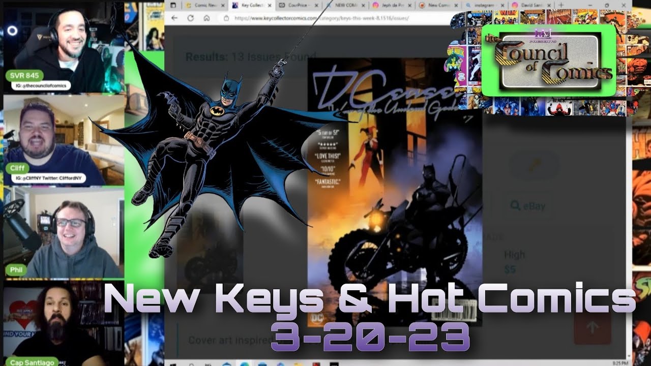 New Keys and Hot Comics of the week 3-20-23 #comicbooks #comics - YouTube