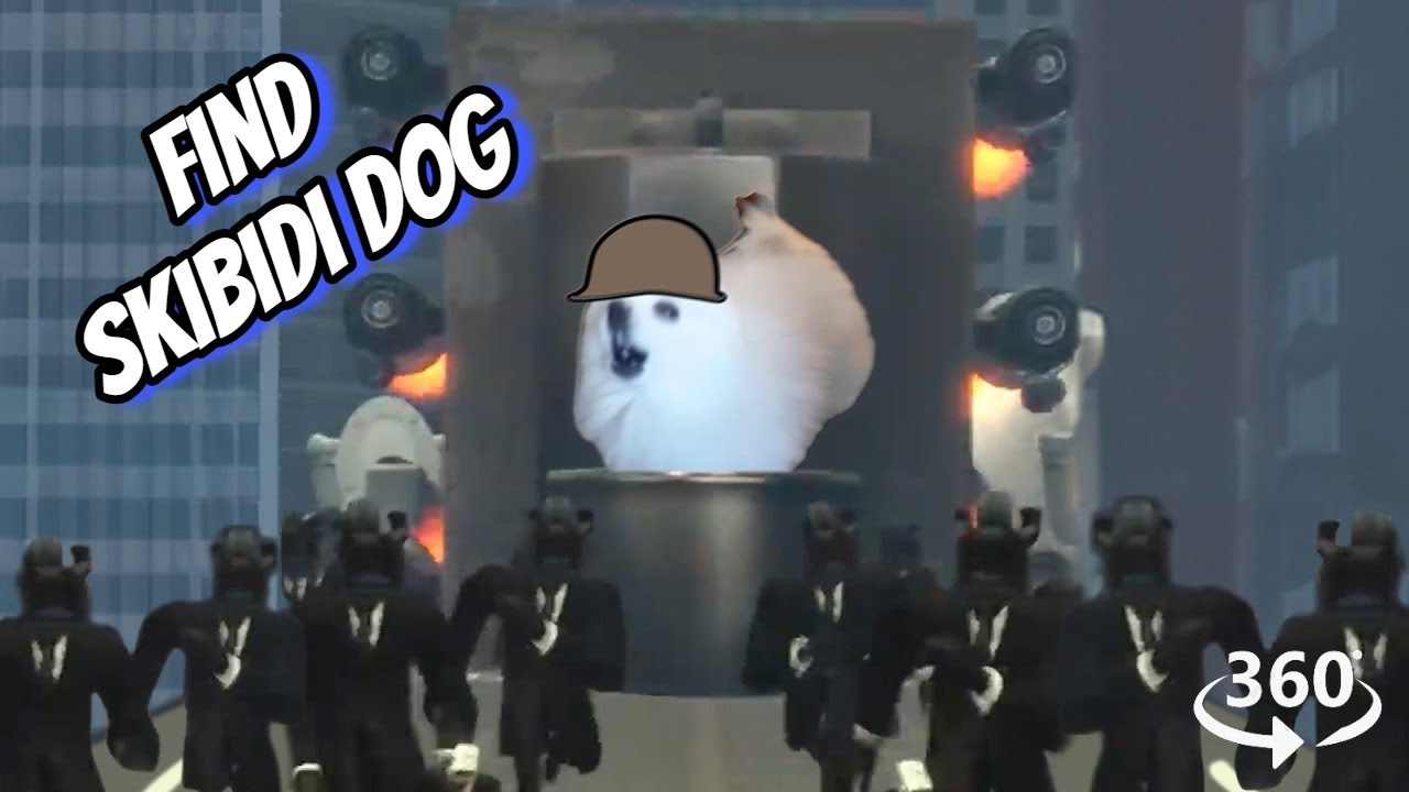 Skibidi Dog Toilet 14 🚽 360° VR Finding Challenge - YouTube