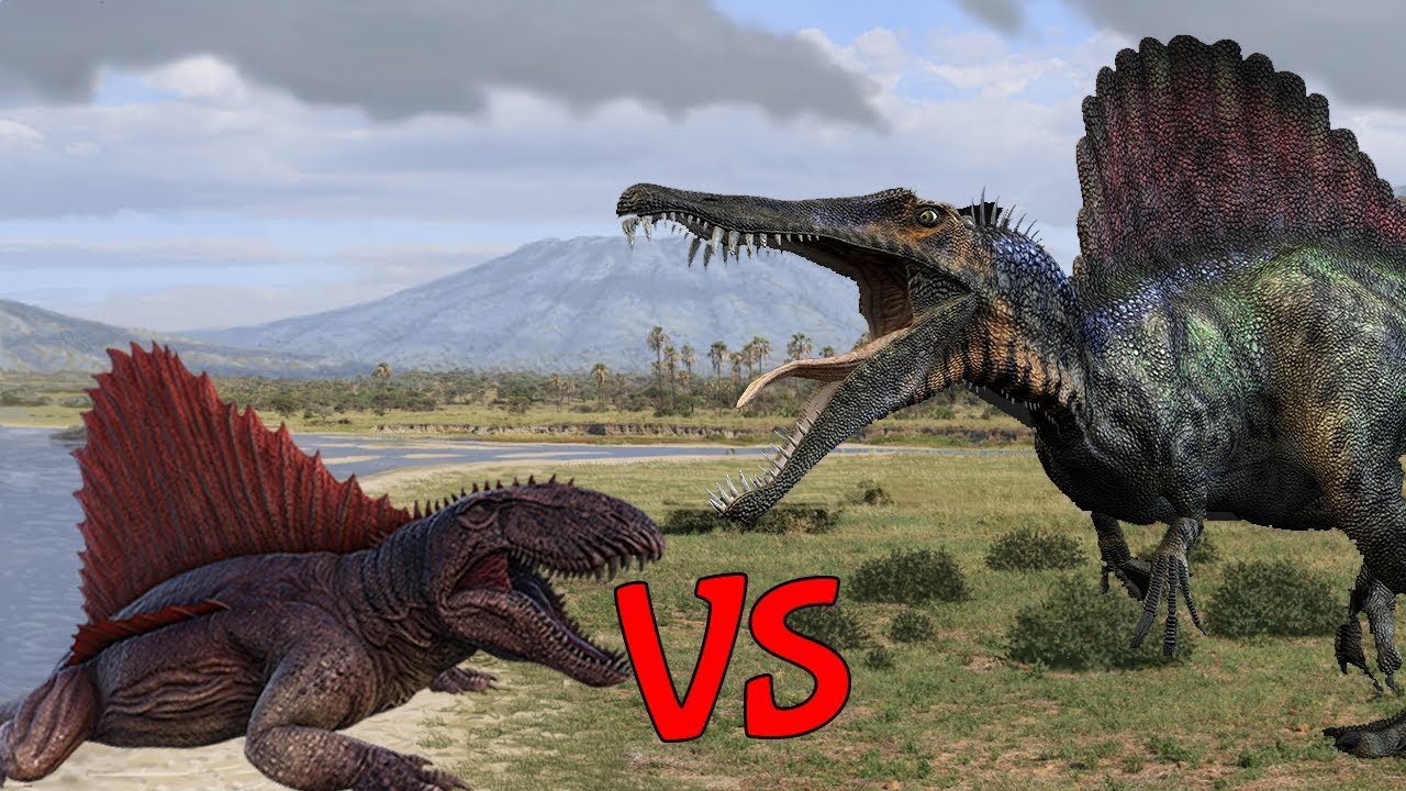 Dimetrodon vs Spinosaurus | SPORE - YouTube