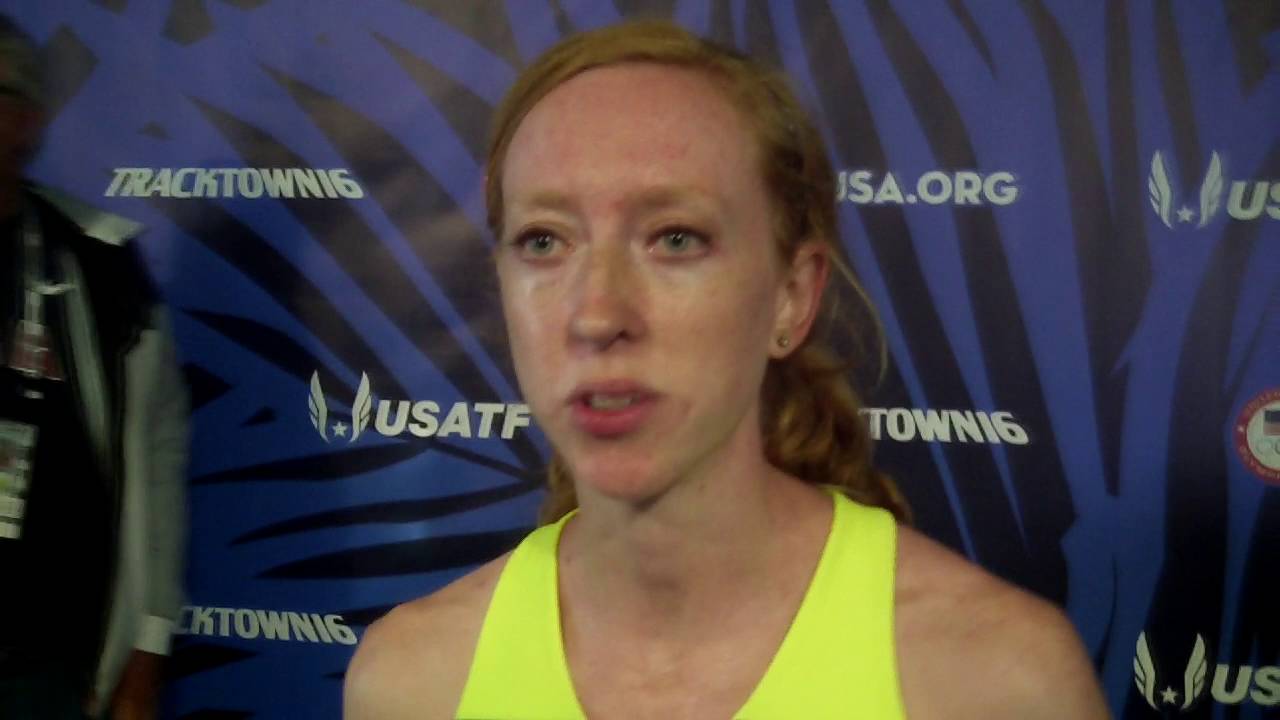 Amanda Eccleston after Agonizing 4th Place Finish in Women's 1500 - YouTube