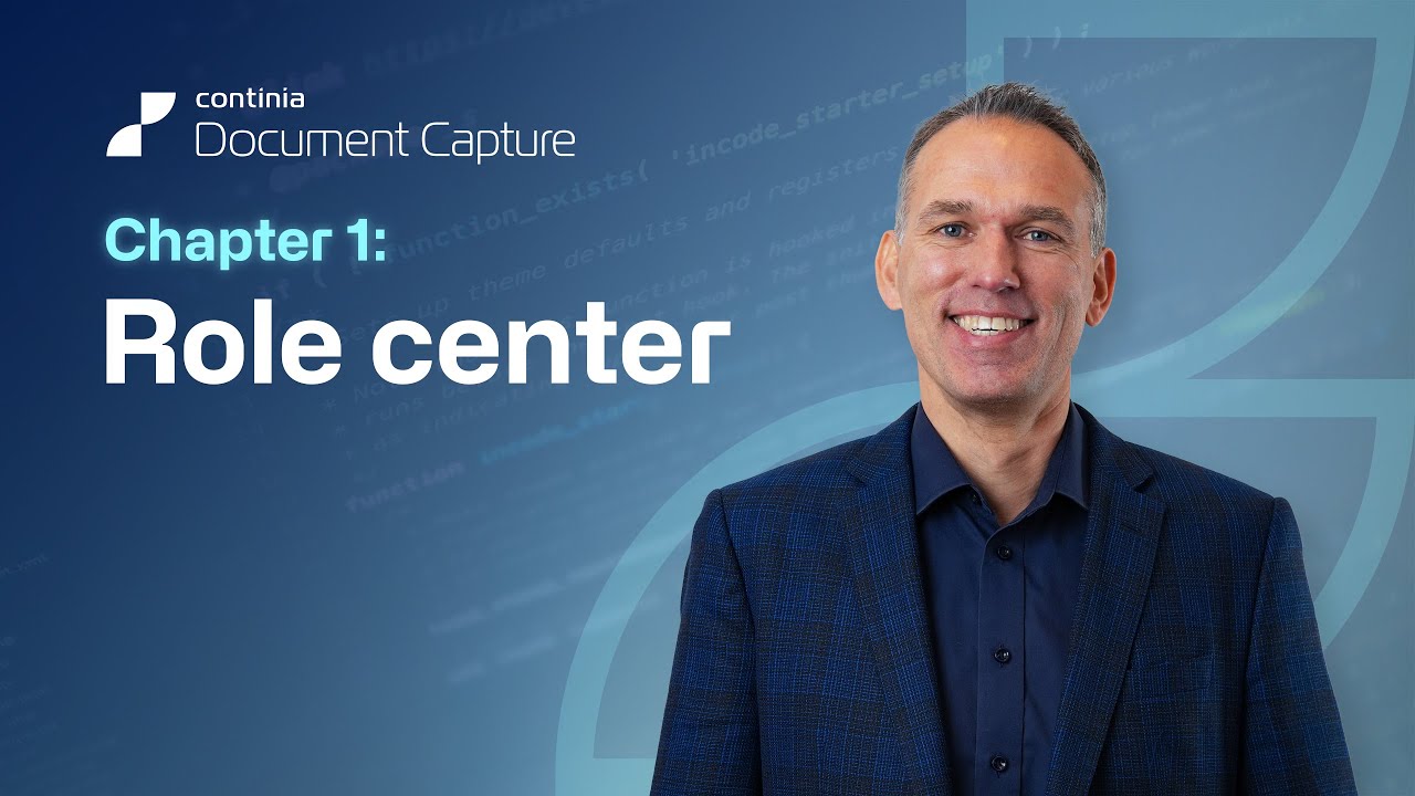 Role center - Continia Document Capture Demo, 2025 - YouTube