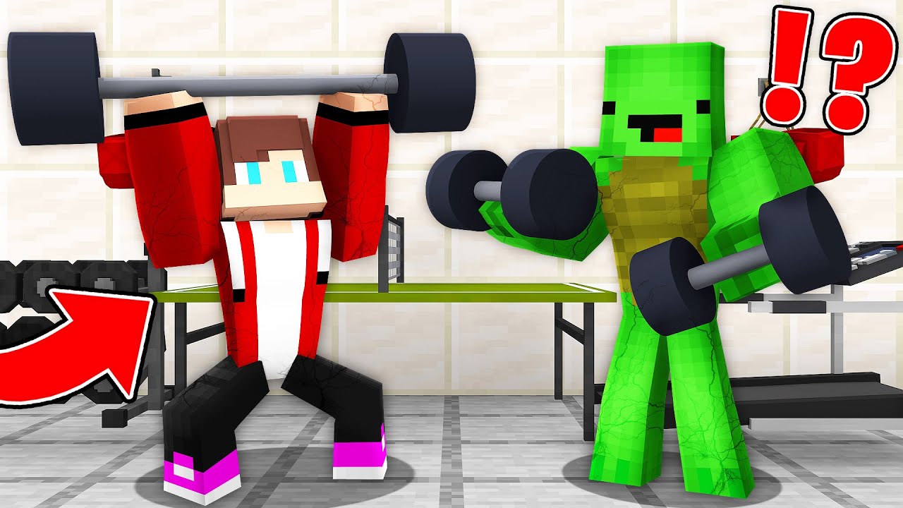 JJ And Mikey BECAME ATHLETES TO SURVIVE in Minecraft Maizen - YouTube