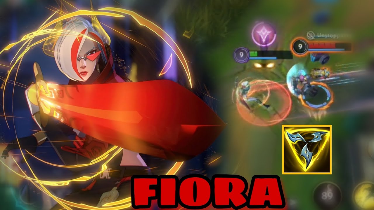 FIORA GAMEPLAY S TIRE | BUILD&RUNES | WILDRIFT - YouTube
