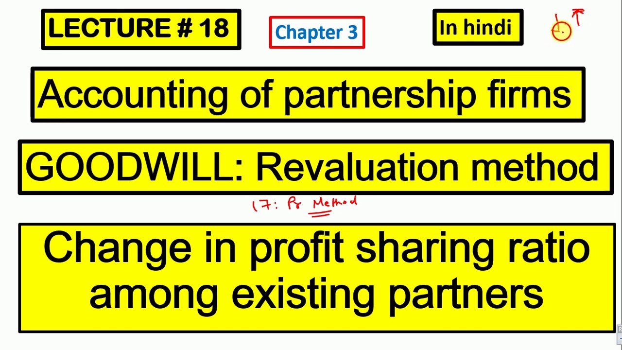 #18 treatment of goodwill revaluation method/Change in PSR among ...