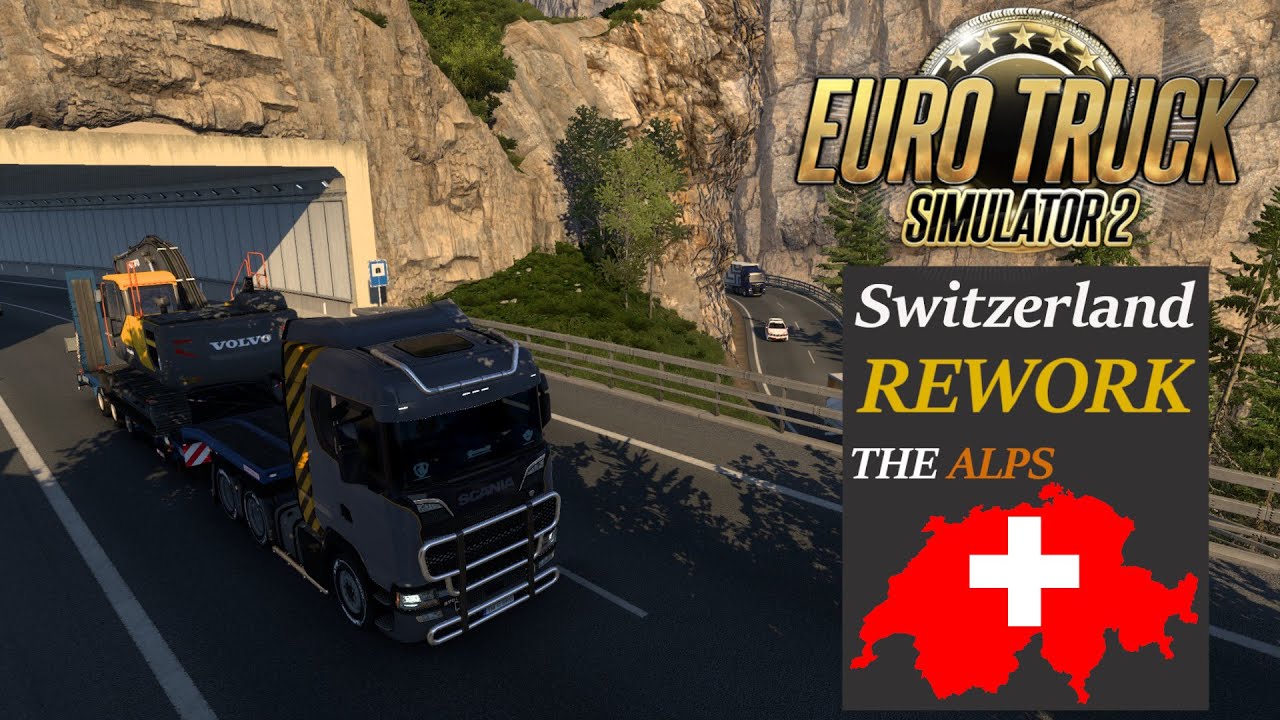Euro Truck Simulator 2 | Zurich to Berna | Switzerland Rework - The ...