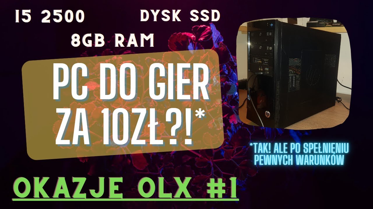 Komputer za finalną kwotę 10zł! Okazje OLX #1 - YouTube