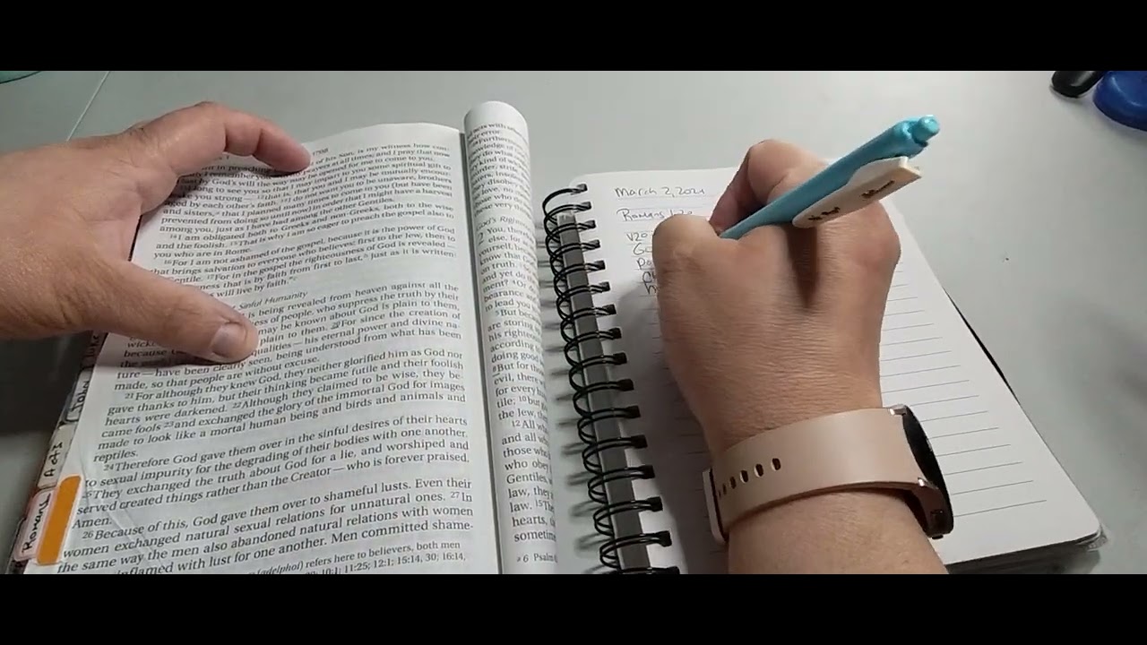 40-Day Lent Scripture Writing Plan | March 2, 2024 | Romans 1:20 # ...