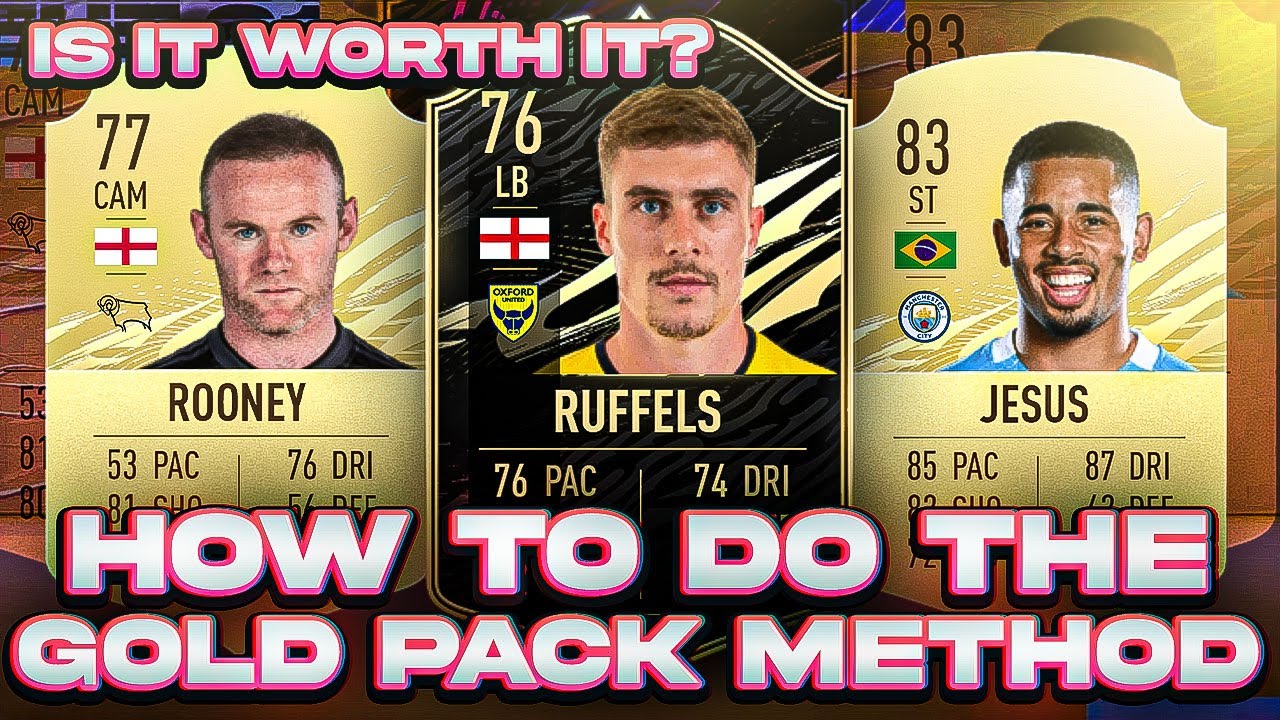 HOW TO DO THE GOLD PACK METHOD? IS IT WORTH IT? FIFA 21 - YouTube
