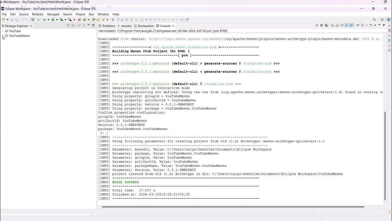 How to Create Maven Project | Selenium - YouTube
