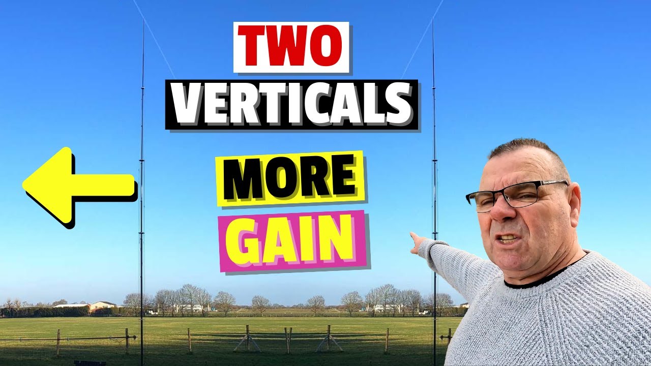Parasitic Antenna Array with 2 Verticals - YouTube