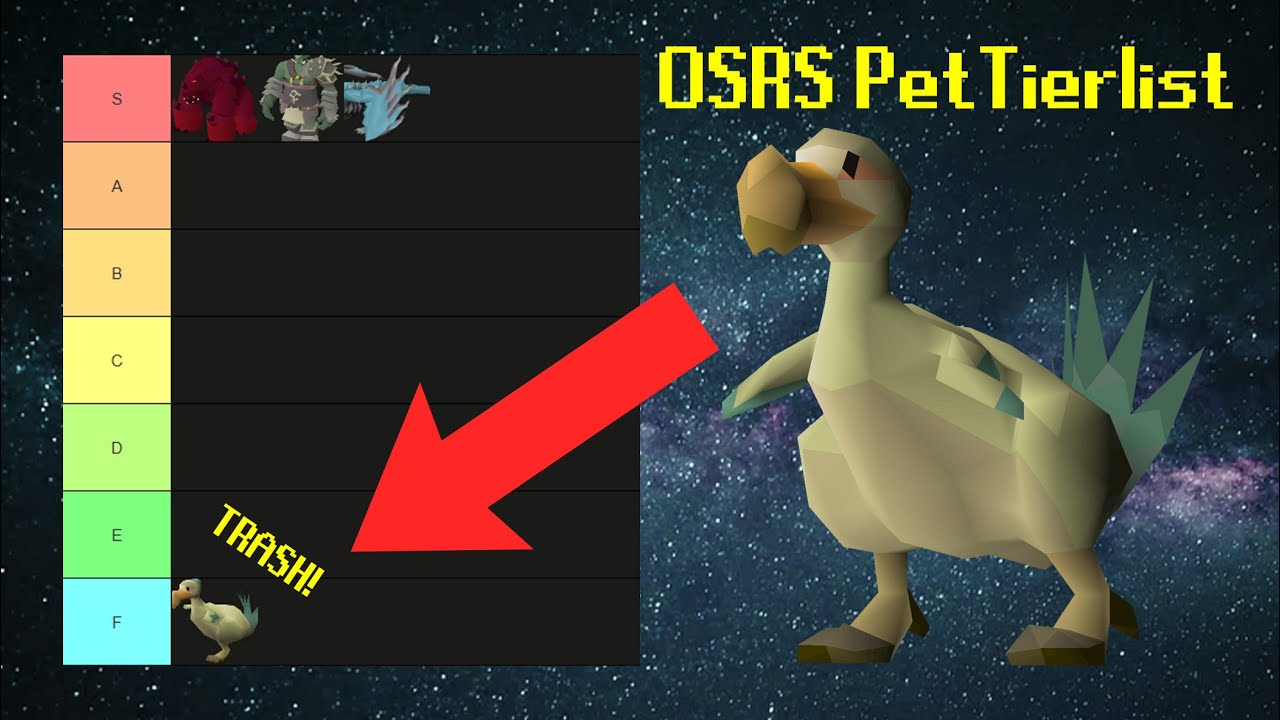 The ONLY correct OSRS pet tier list - YouTube