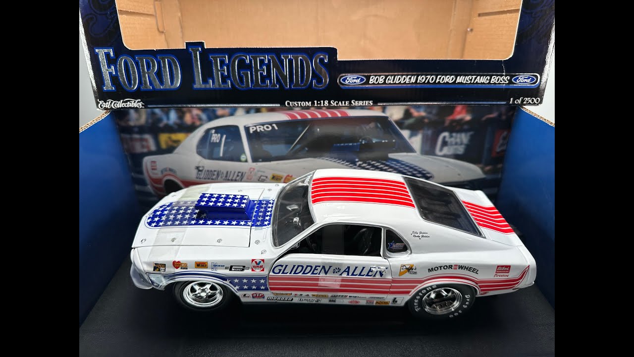 Ford Legends Bob Glidden 1970 Ford Mustang Boss NHRA Pro Stock - YouTube