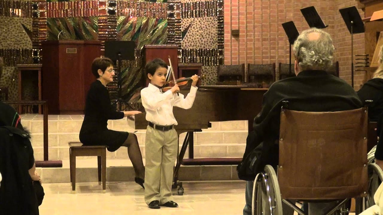 Liam Winter Recital (12-20-2014) - O come little children - YouTube
