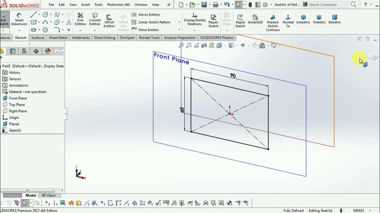 SolidWorks Lofted Boss Base | SolidWorks Loft Cut | How to use Loft in SolidWorks - YouTube