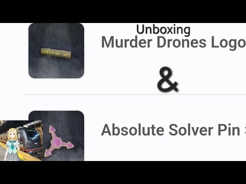 Unboxing Absolute Solver & Murder Drones Lapel Pins - YouTube