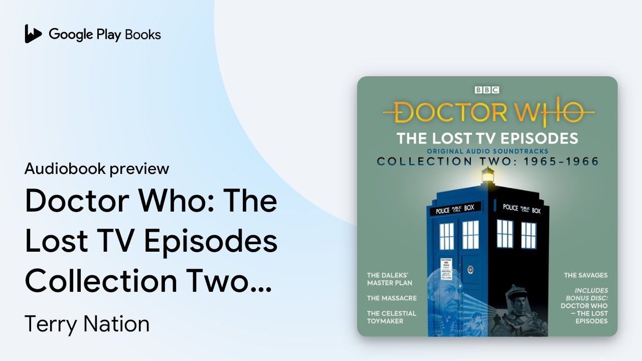 Doctor Who: The Lost TV Episodes Collection… by Terry Nation ...