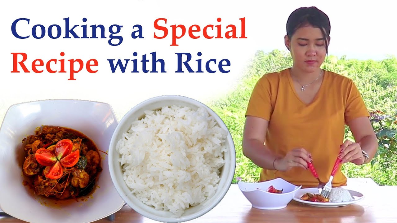 Cooking Special Recipe with rice on Village Hut | Village Cooking ...