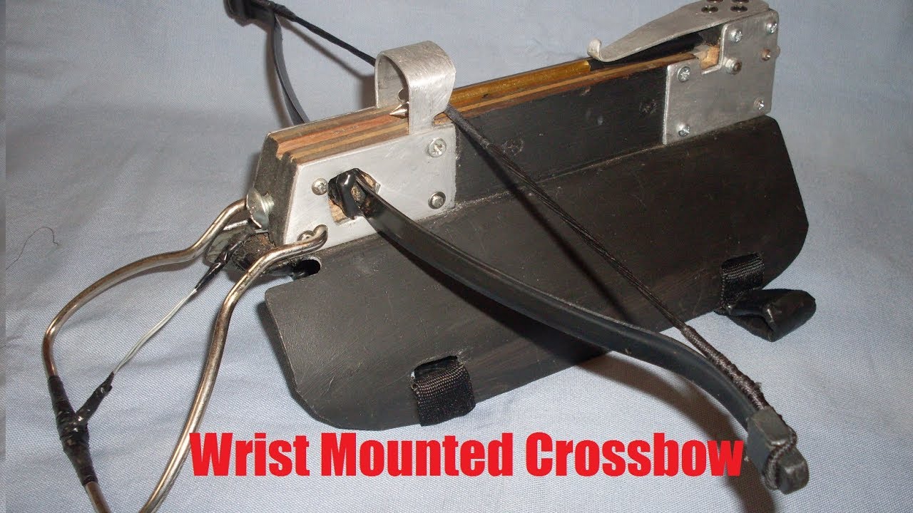Homemade Wrist Crossbow - YouTube