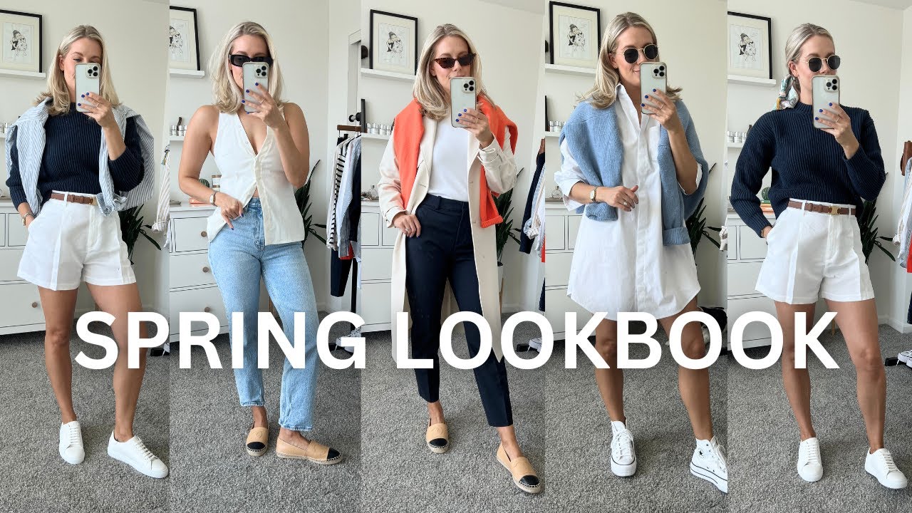 10 OUTFITS | Spring Lookbook - YouTube